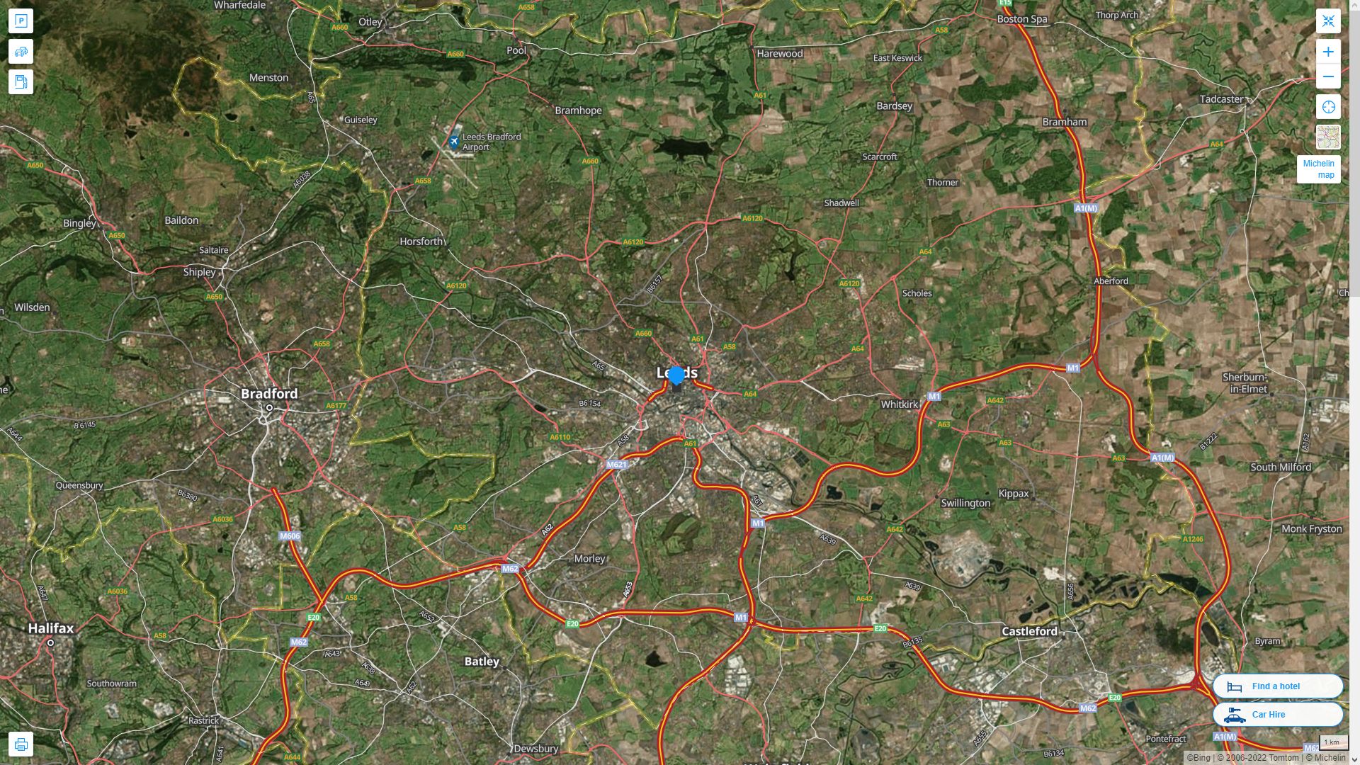Leeds Map Leeds Map